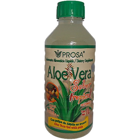 Bebida de sabila sabor tropical 1l