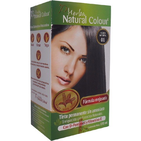Tinte natural colour negro natural 01